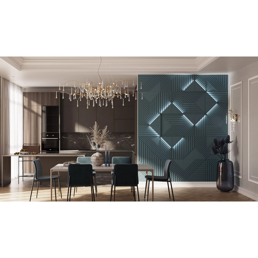 Купить 3D Панель PIFAGOR 1 из гипса 600х600 мм. Artpole на официальном ...