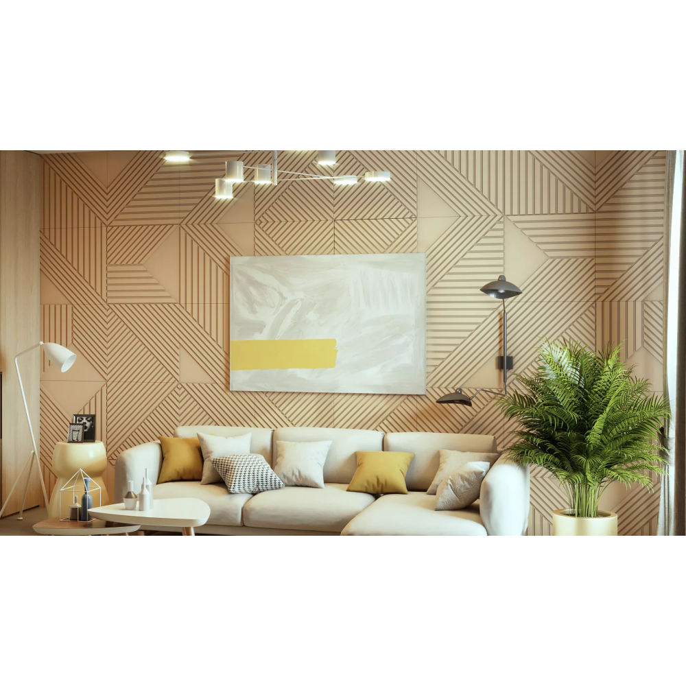 Купить 3D Панель PIFAGOR 1 из гипса 600х600 мм. Artpole на официальном ...